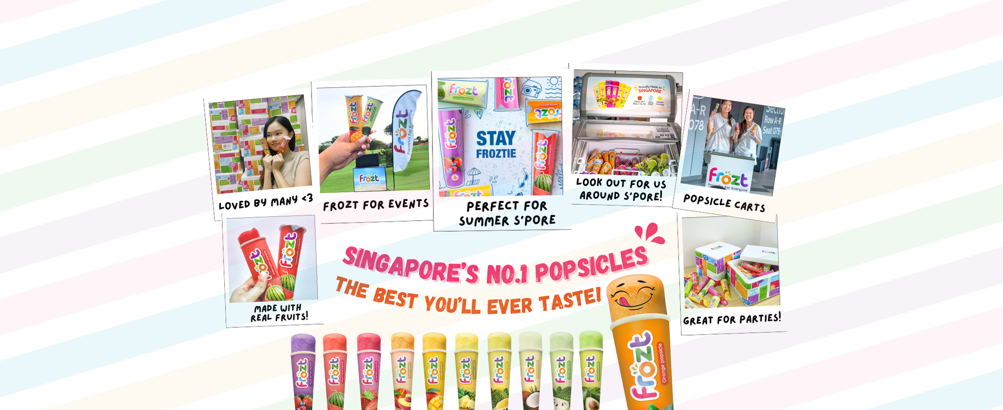 Frozt | Popsicles For Everyone | Popsicles Made In Singapore
